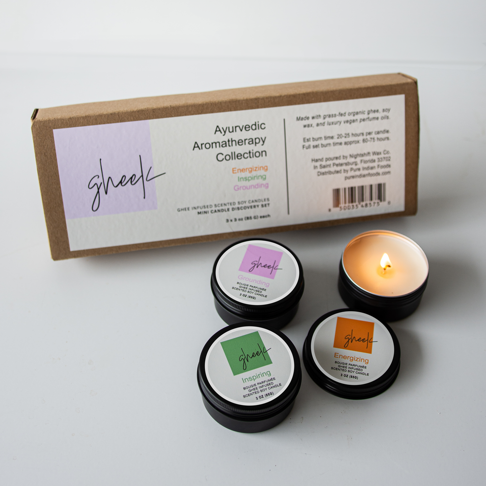 Ghee Infused Candles - Ayurveda Inspired Aromatherapy Collection