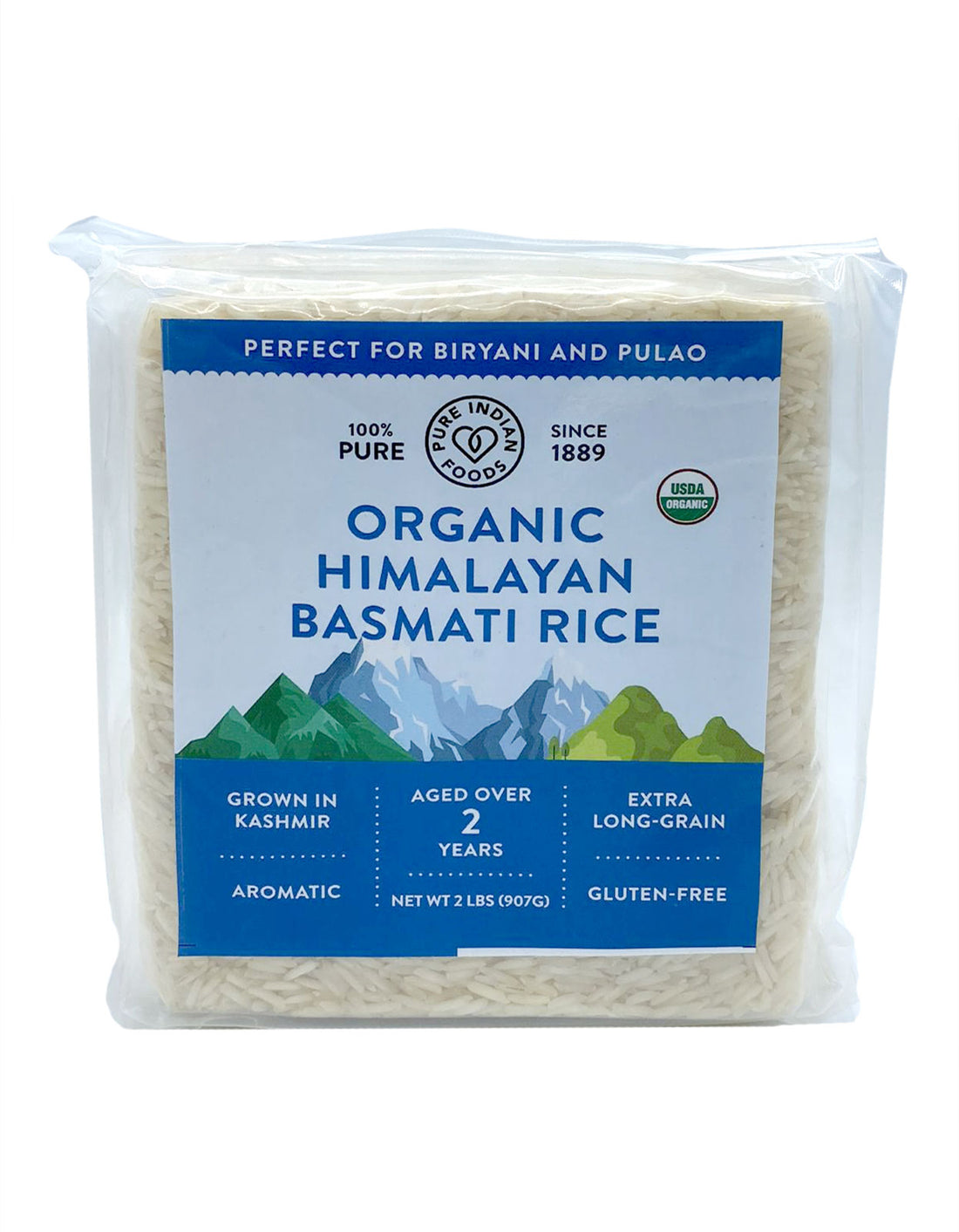 Organic Basmati Rice - Himalayan, Aged 2 Years