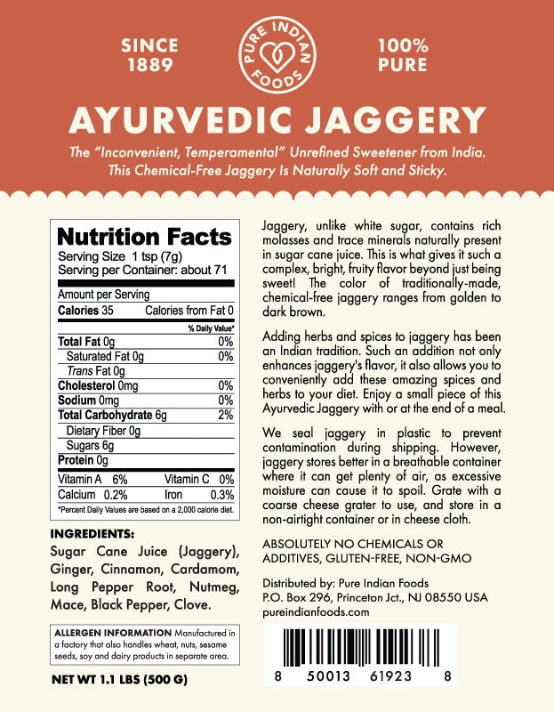 Ayurvedic Jaggery (Infused with Spices & Herbs) - Limited Edition ...