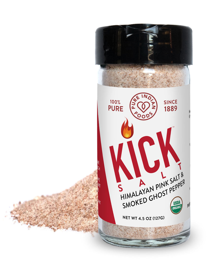 KICK Salt - Smoked Ghost Pepper Salt, Organic - 4.5 oz