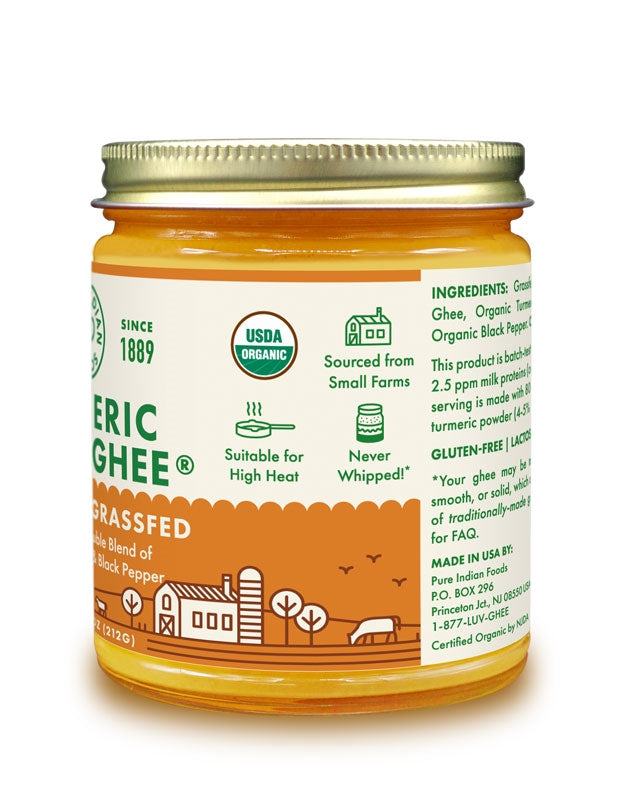 Turmeric Curcumin Superghee: Flavored Ayurveda Ghee – Pure Indian Foods